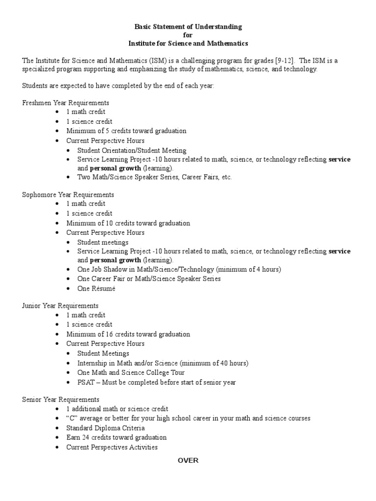 Basic Statement | PDF | Students | Academia
