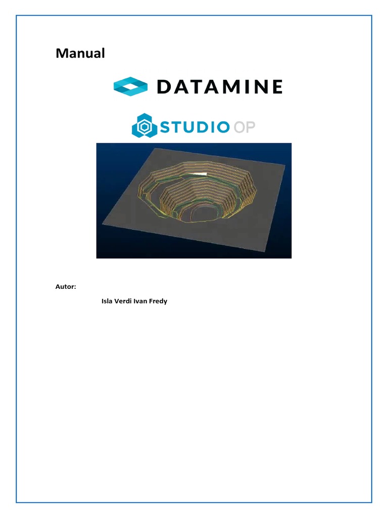 Manual Datamine Studio Op-Ivan Isla | PDF | Informática