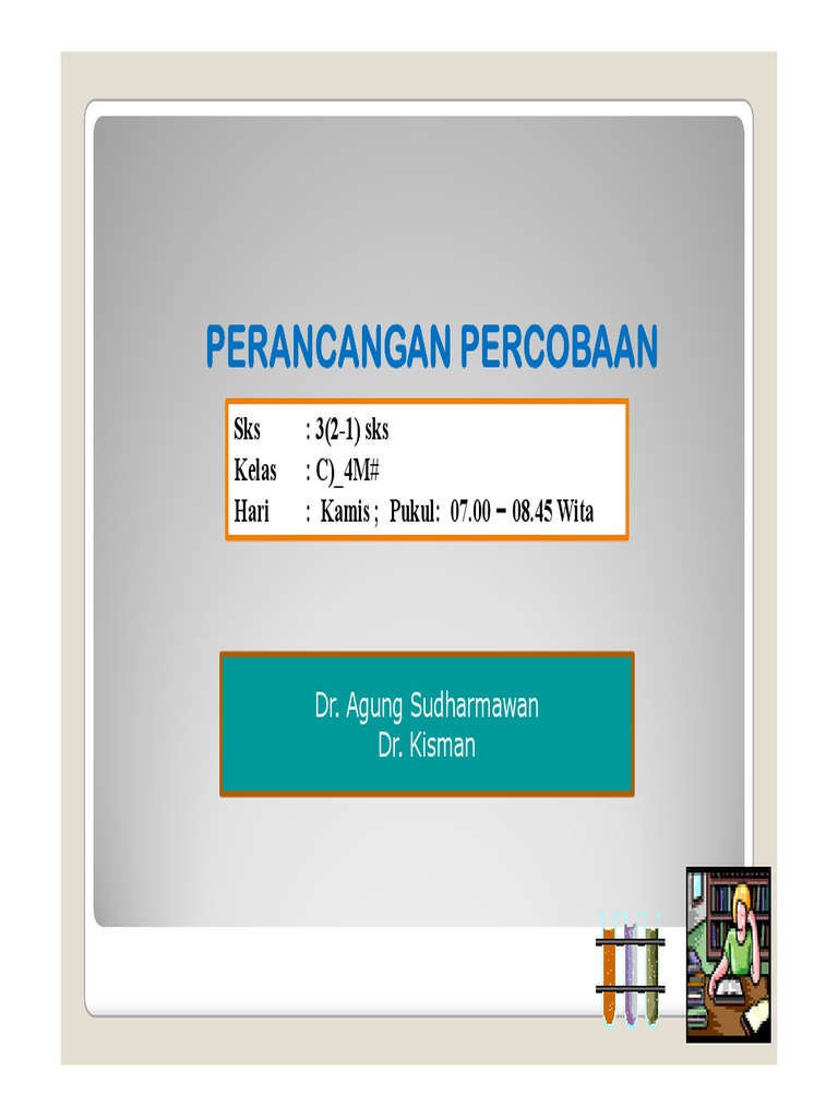 Rancob 01 - Perancangan-Percobaan | PDF