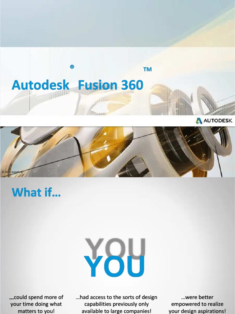 PDF Autodesk Fusion 360 Brochure - Compress | PDF | Autodesk ...
