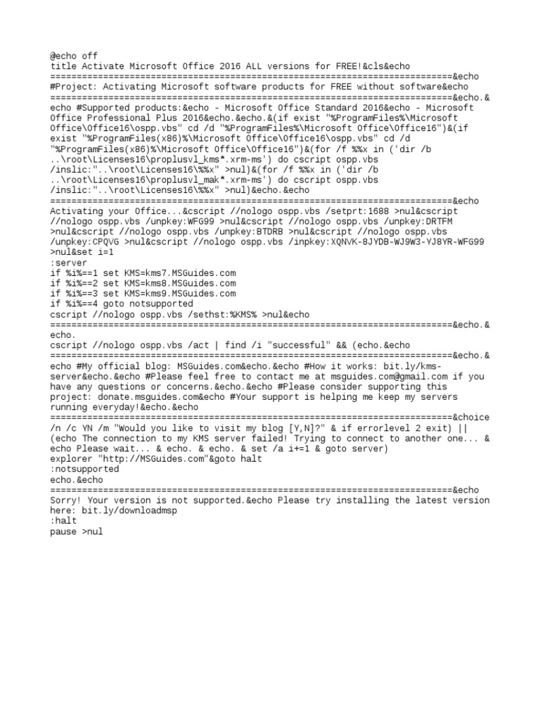 Aktivasi Office | PDF | Computing Platforms | Software