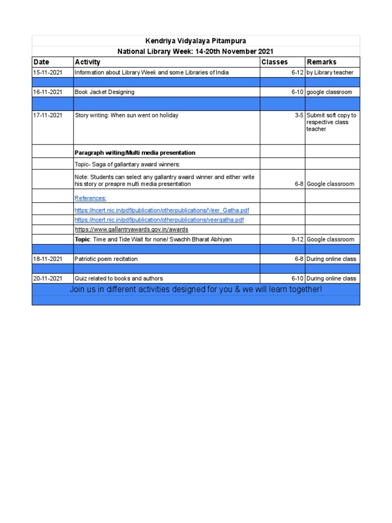 National Library Week 2021 | PDF