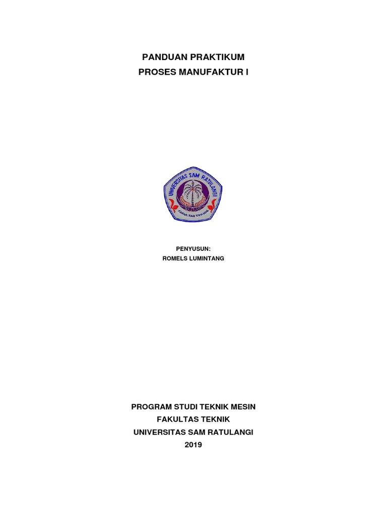 Modul Praktikum Proses Manufaktur I | PDF
