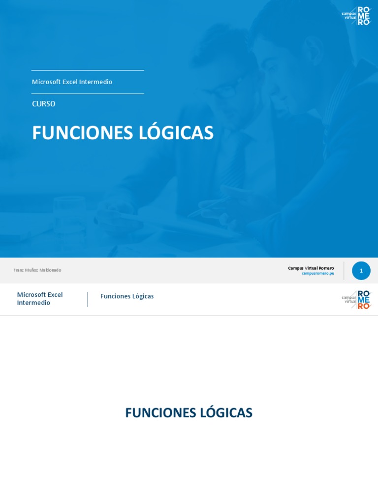 Funciones Lógicas | PDF | Microsoft | Informática