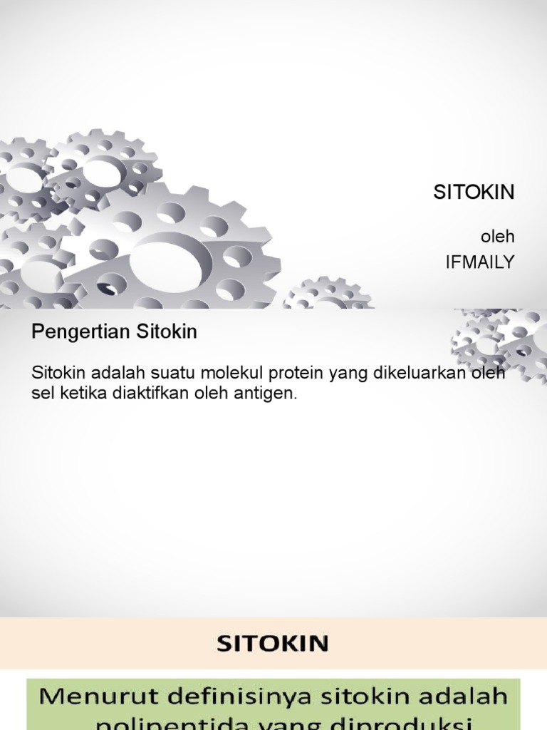 SITOKIN Fix 2 Imunologi Bu If | PDF | Pengembangan Diri | Kesehatan ...