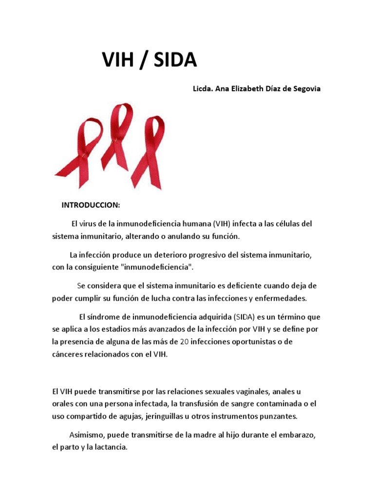 Introducción al VIH y diagnóstico | PDF | VIH | VIH / SIDA