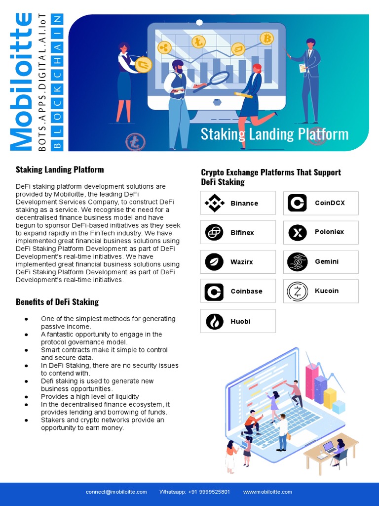 Staking Lending Platform - Mobiloitte | PDF