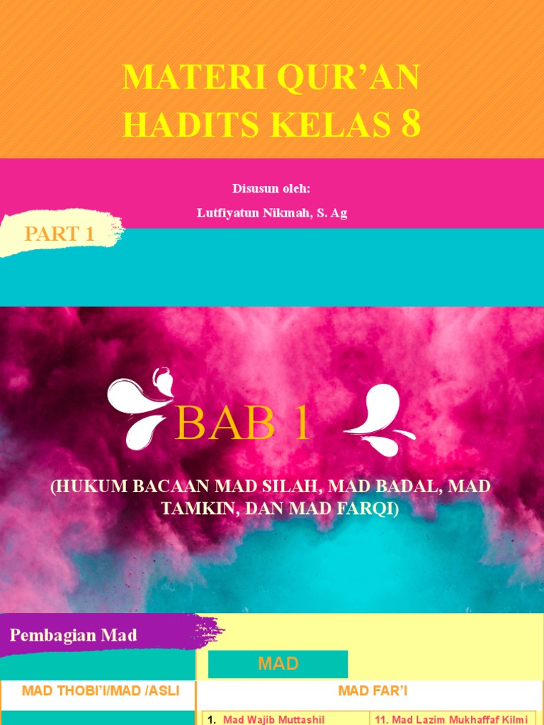 Hukum Bacaan Mad Shilah, Mad Badal | PDF