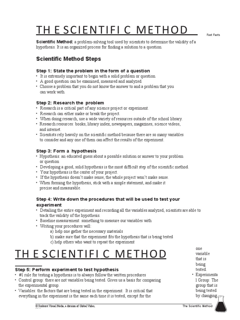 Activity 1-Scientific-Method | PDF | Experiment | Scientific Method