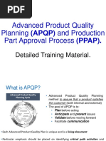 APQP Training Material | PDF | Reliability Engineering | Specification (Technical Standard)