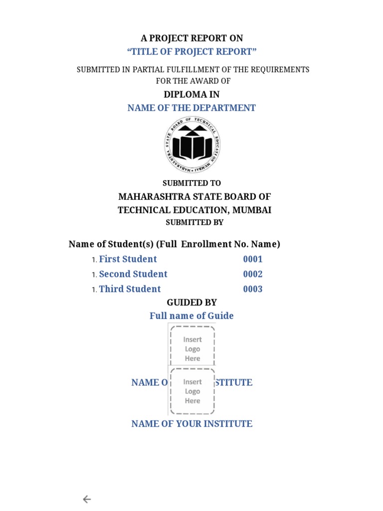 Msbte CPP Project Format | PDF | Cognition