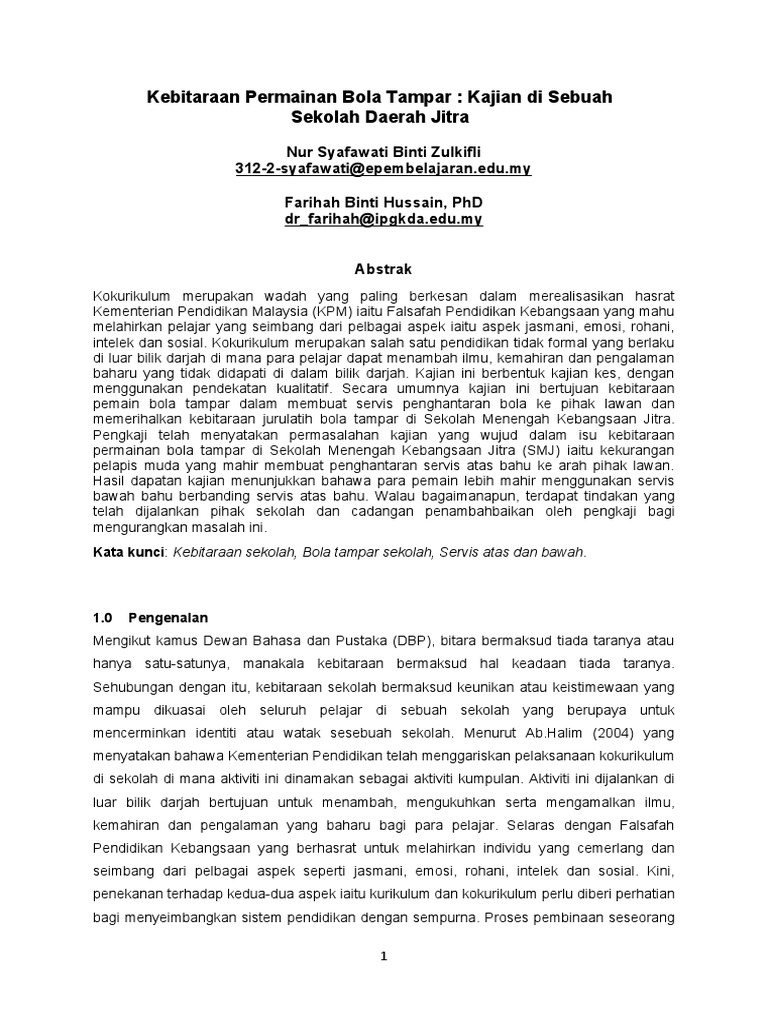 Contoh Kajian Kes PDPP - PBS | PDF