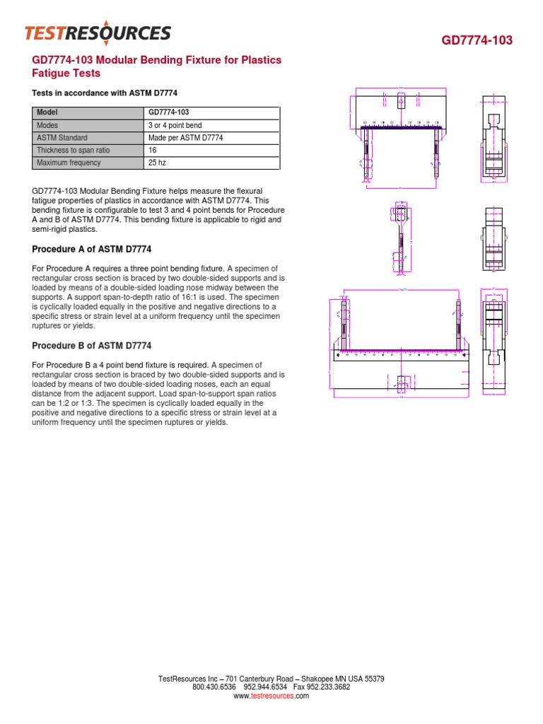 gd7774 103 Astm d7774 Fixture | PDF