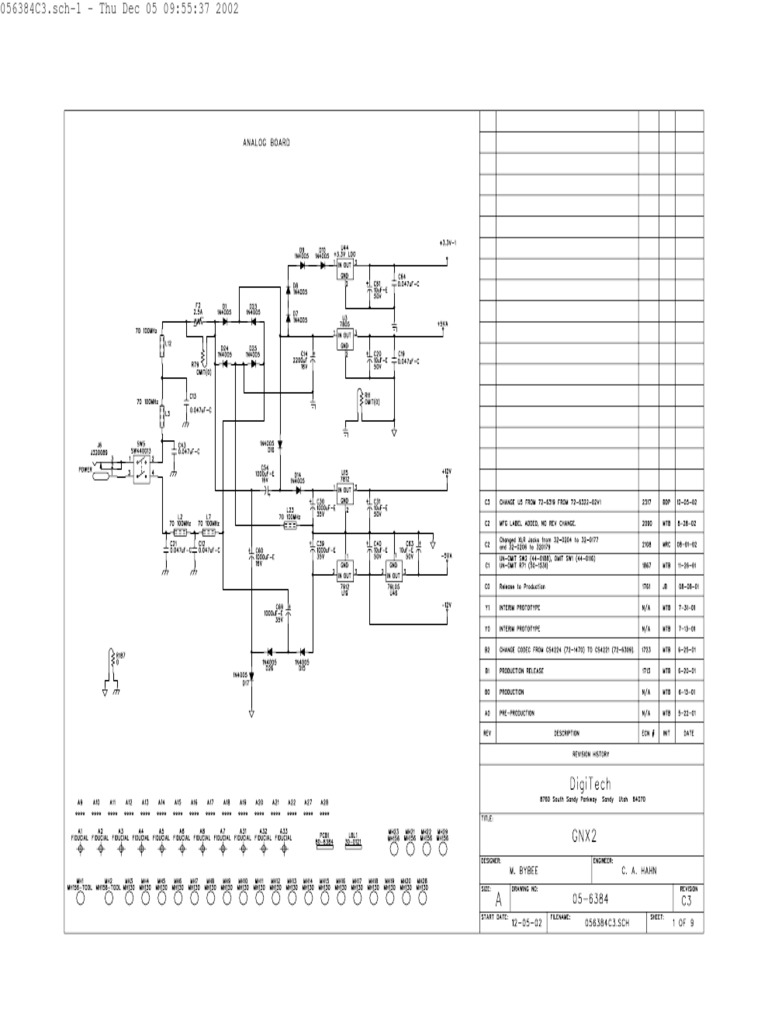 DigiTech GNX 2 Service Manual | PDF | Electronics | Electrical Engineering