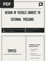 STIFFENING RING - Boiler and Pressure Vessel Engineering - Eng-Tips | PDF