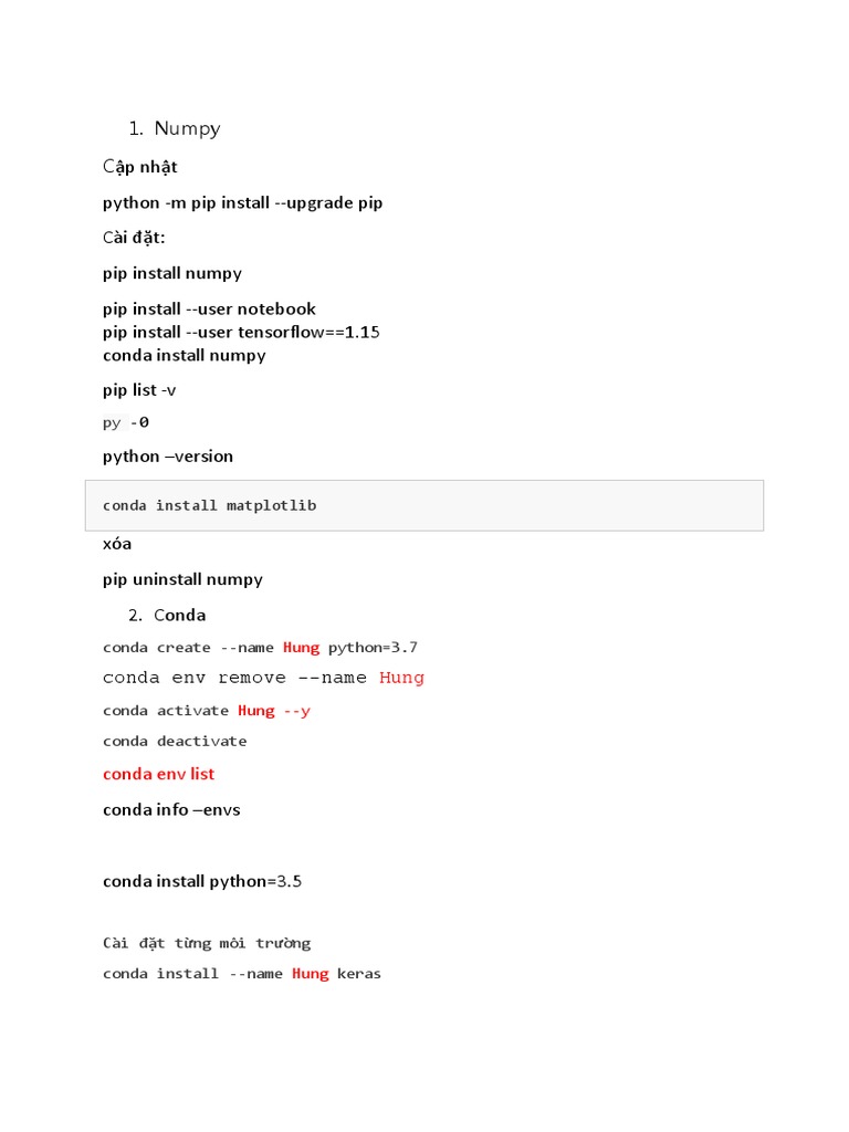 Conda Env List | PDF | Operating System Technology | Computer Science