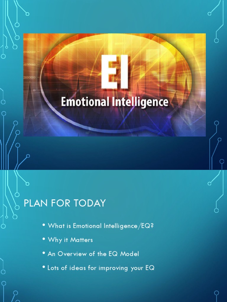 Emotional Intelligence Presentation | PDF | Emotional Intelligence ...