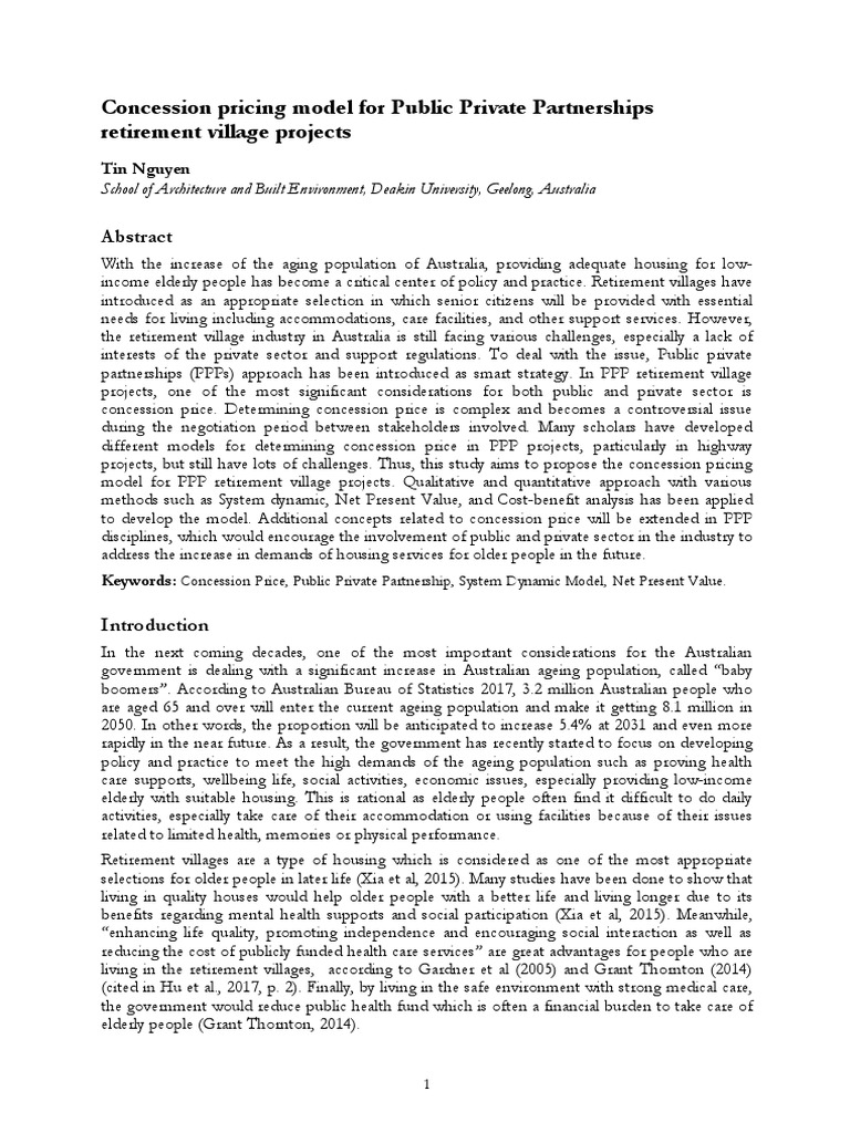 Tin Nguyen - SRR724 - Construction Research Paper | PDF | Net Present ...
