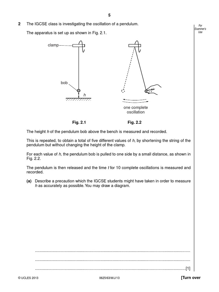 Clamp: H As Accurately As Possible. You May Draw A Diagram | PDF ...