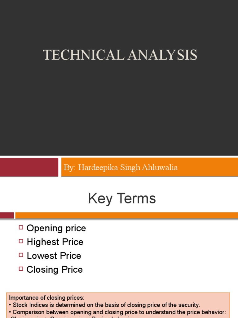 Technical Analysis Guide: Key Concepts and Charting Techniques ...