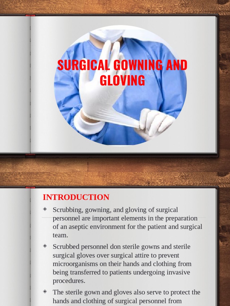 Surgical Gowning and Gloving Guide | PDF | Clothing | Hand