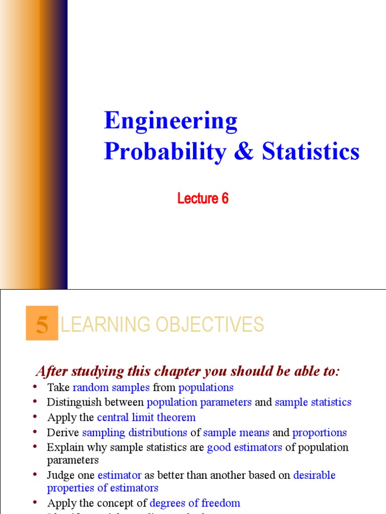 Engineering Probability & Statistics | PDF | Estimator | Statistics