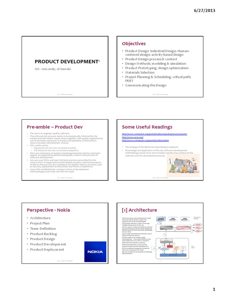Product Development (Class Slides) | Download Free PDF | Design ...