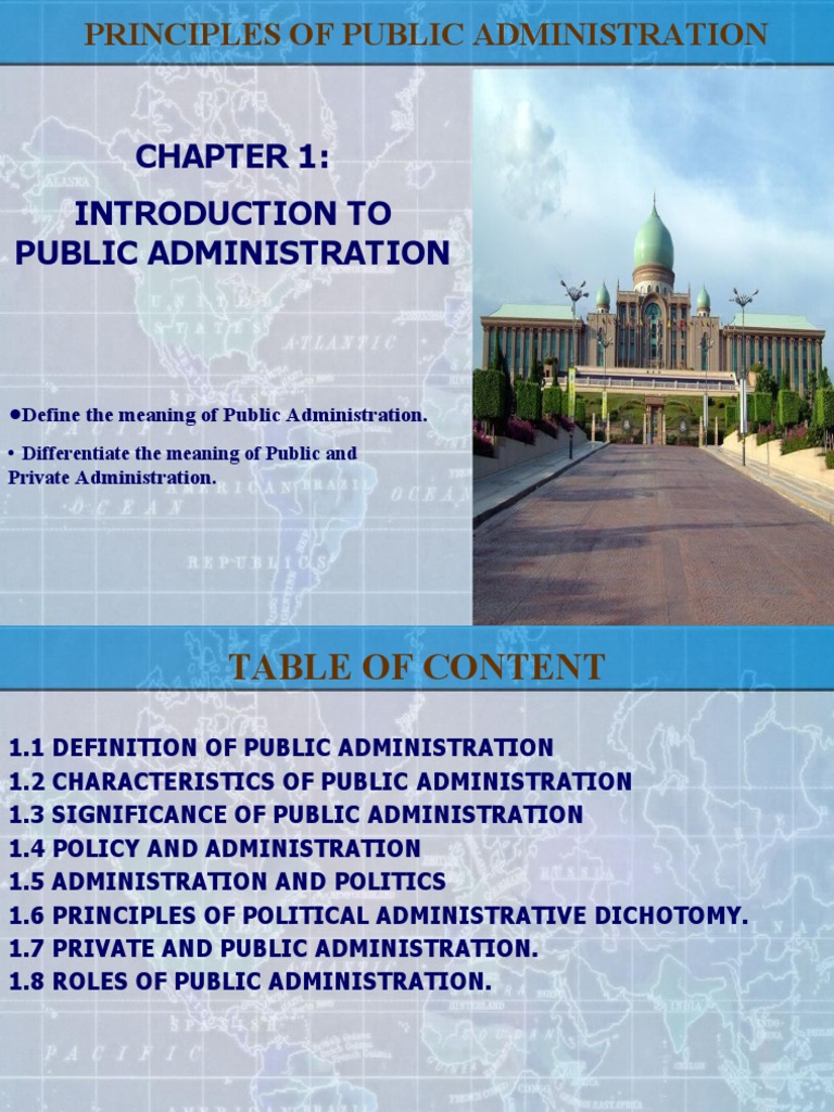 Introduction To Public Administration | PDF | Public Administration ...