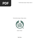 The Body Shop: Mission Statement: "A Company With A Difference" and The ...