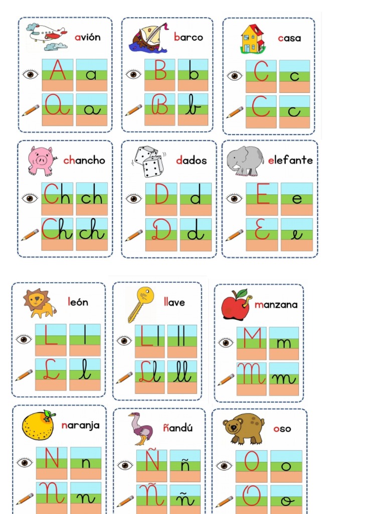 Abecedario Ligada Ok | PDF