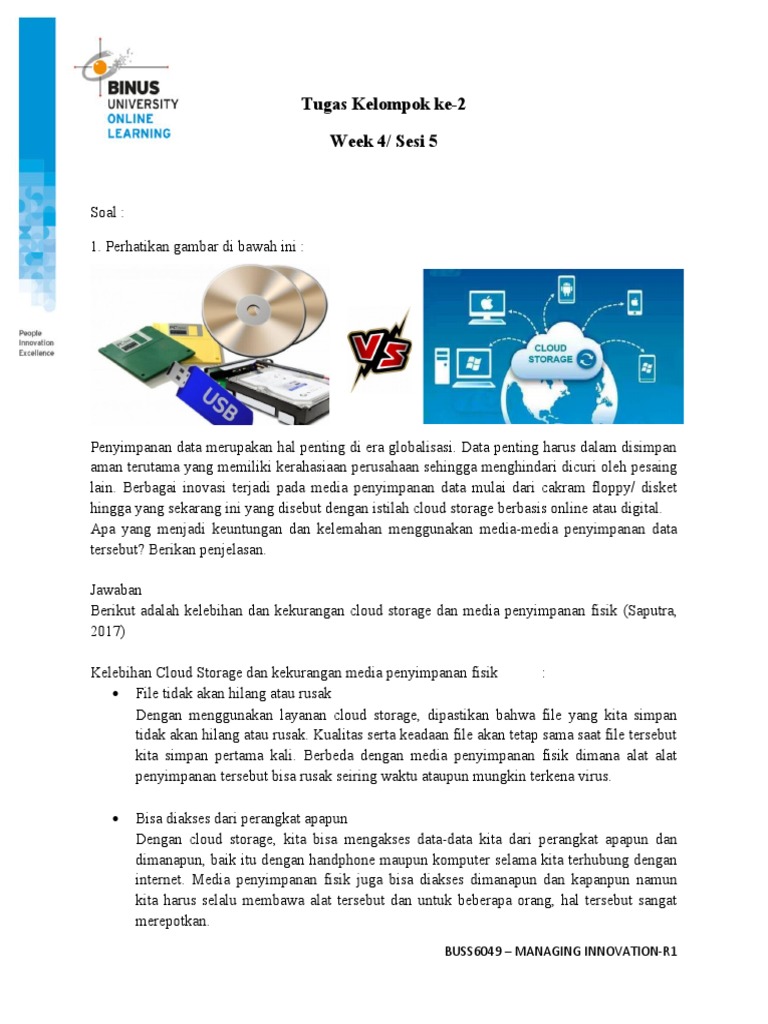 TK2 - Managing Innovation - Team 4 - JGEA | PDF | Komputer
