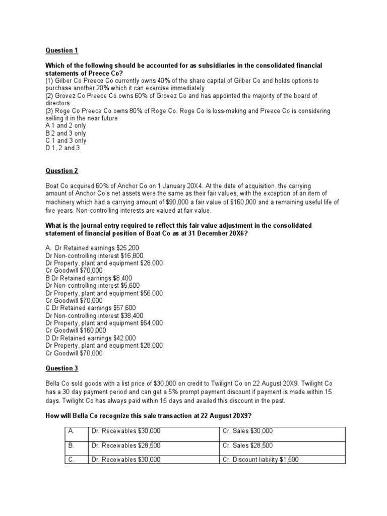 FR Mock 2021 | PDF | Depreciation | Equity (Finance)