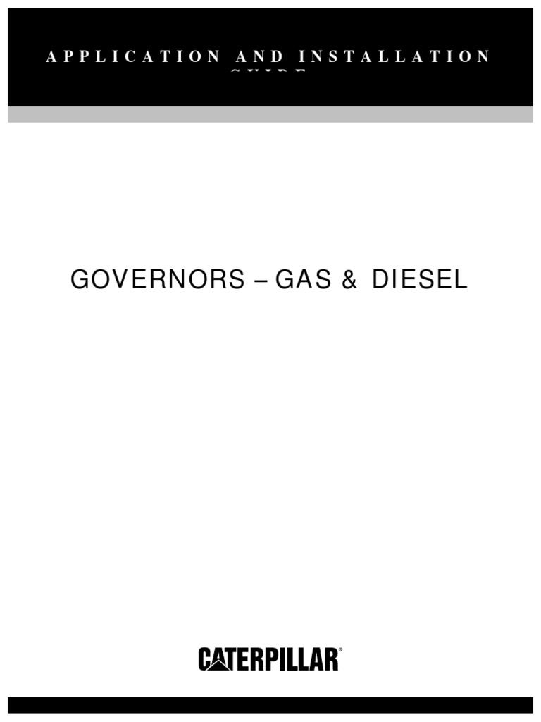 Governors - Gas & Diesel: Application and Installation Guide | PDF ...