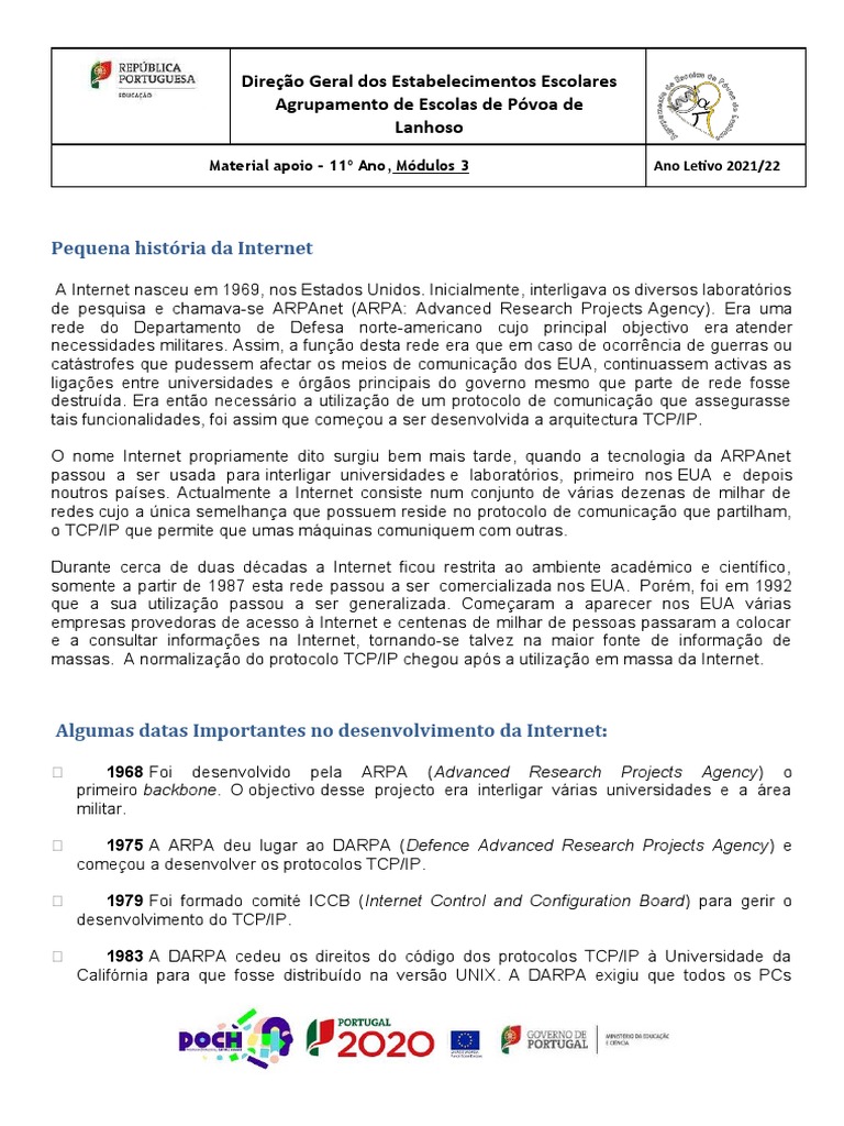 Protocolos TCP - IP | PDF | Protocolo de controle de transmissão | Rede ...