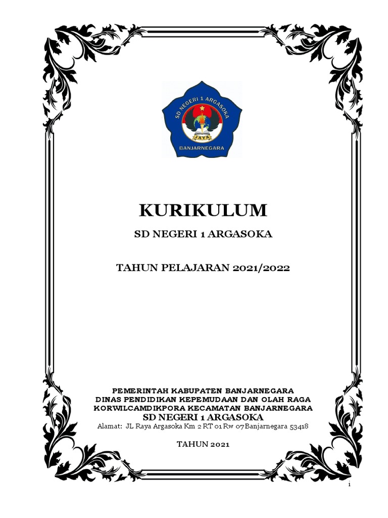 Cover Dan Hal Depan Kurikulum 2013 | PDF