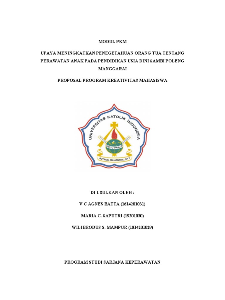 Format Modul Pkm-1 | PDF