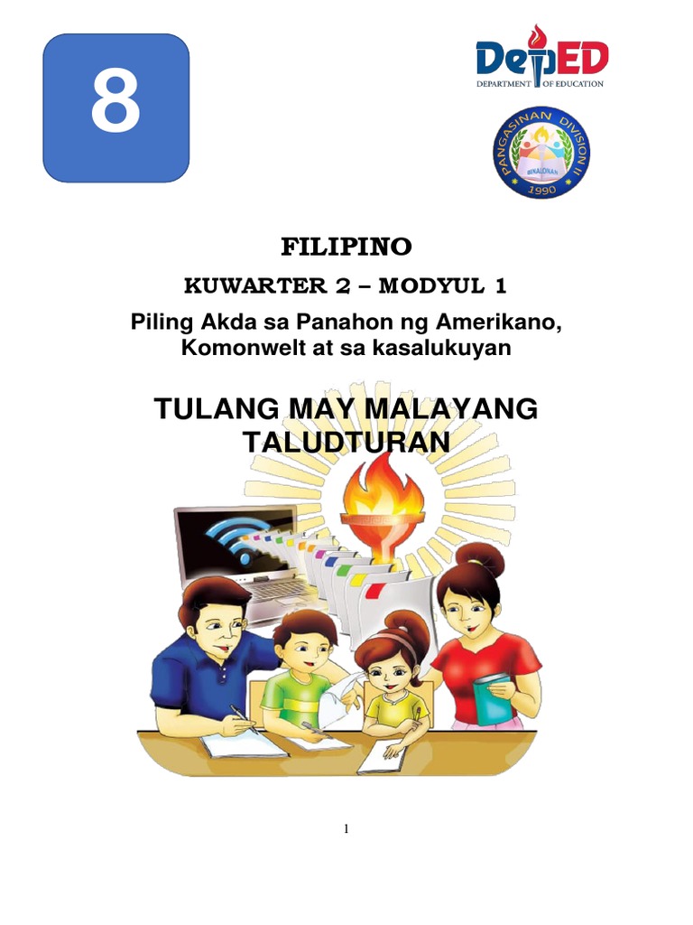 Filipino 8 Q2 Modyul 1 | PDF