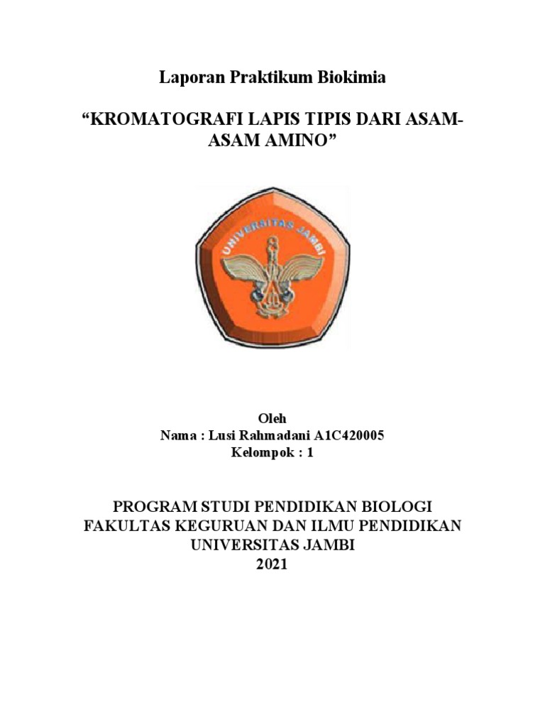 A1c420005 - Lusi Rahmadani - Reg A - Kromatografi Lapis Tipis Dari Asam ...