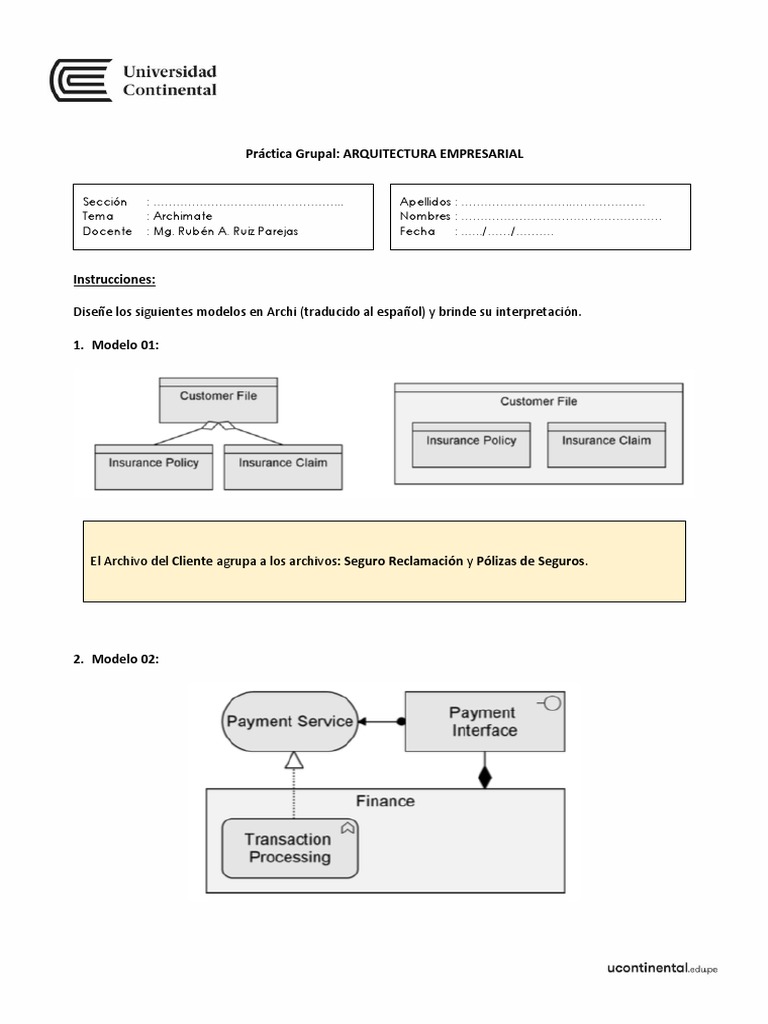 Ejercicios Archimate Resuelto | PDF | Informática
