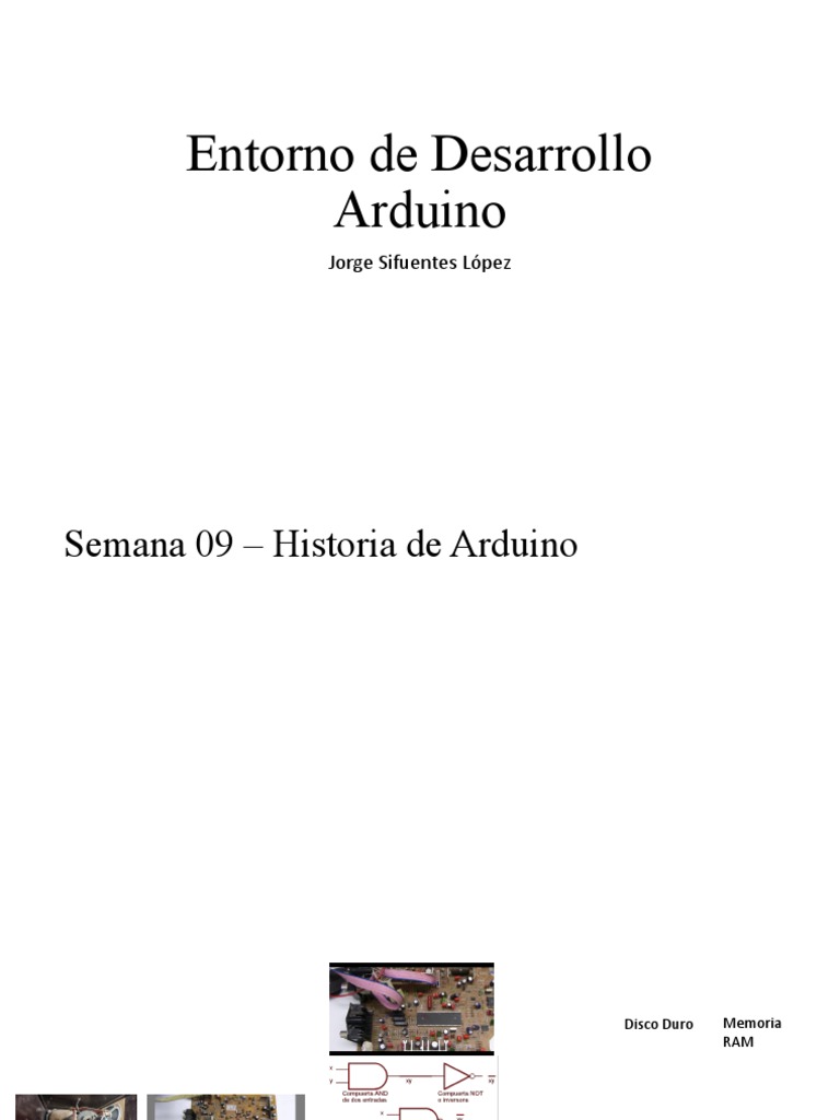Entorno de Desarrollo Arduino - Semana 15 | PDF | Arduino | Tecnología de información y ...