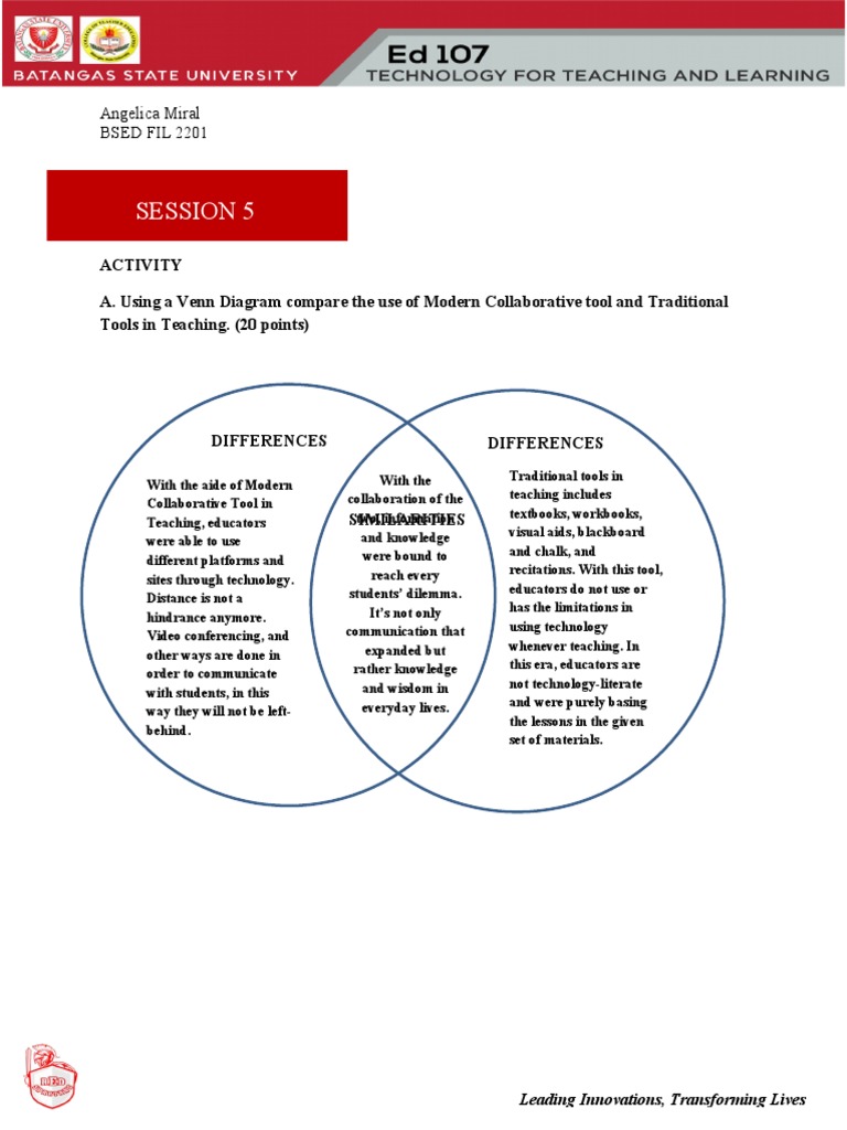 Modern vs Traditional Teaching Tools | PDF | Communication