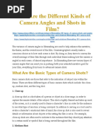 CAMELS and Film Techniques | PDF