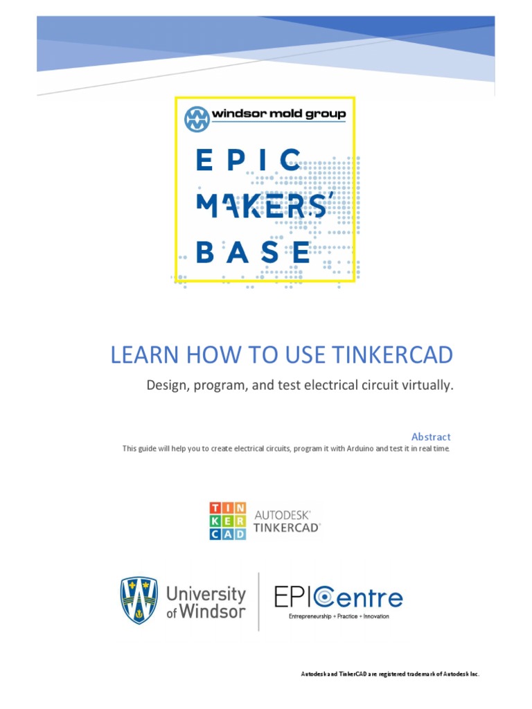 Learn How To Use Tinkercad: Design, Program, and Test Electrical ...