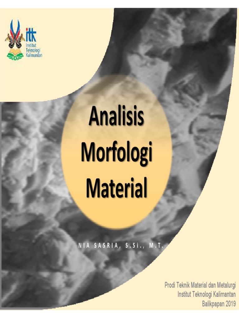 Analisis Morfologi Material MO | PDF