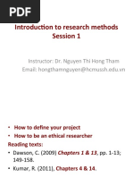 Methods of Research Complete | PDF | Sampling (Statistics) | Statistics