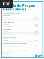 INF.1886.03 Tabela Preços Plano + CUF PDF | PDF | Ciências da Saúde ...