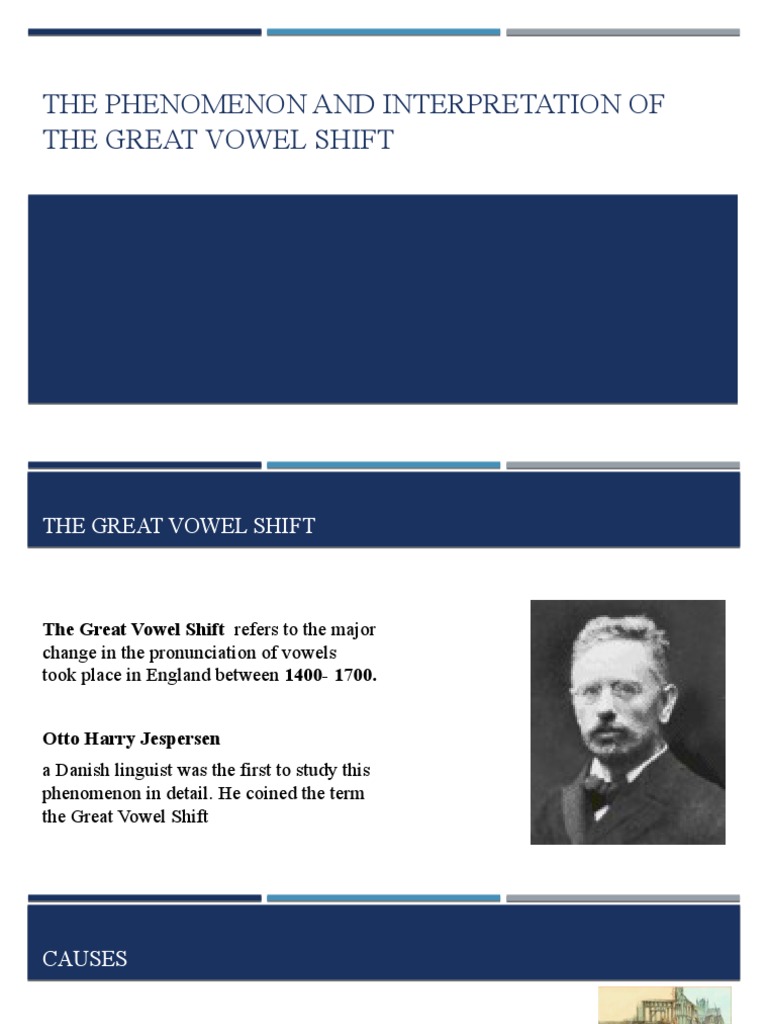 Understanding the Great Vowel Shift | PDF | Oral Communication | Philology