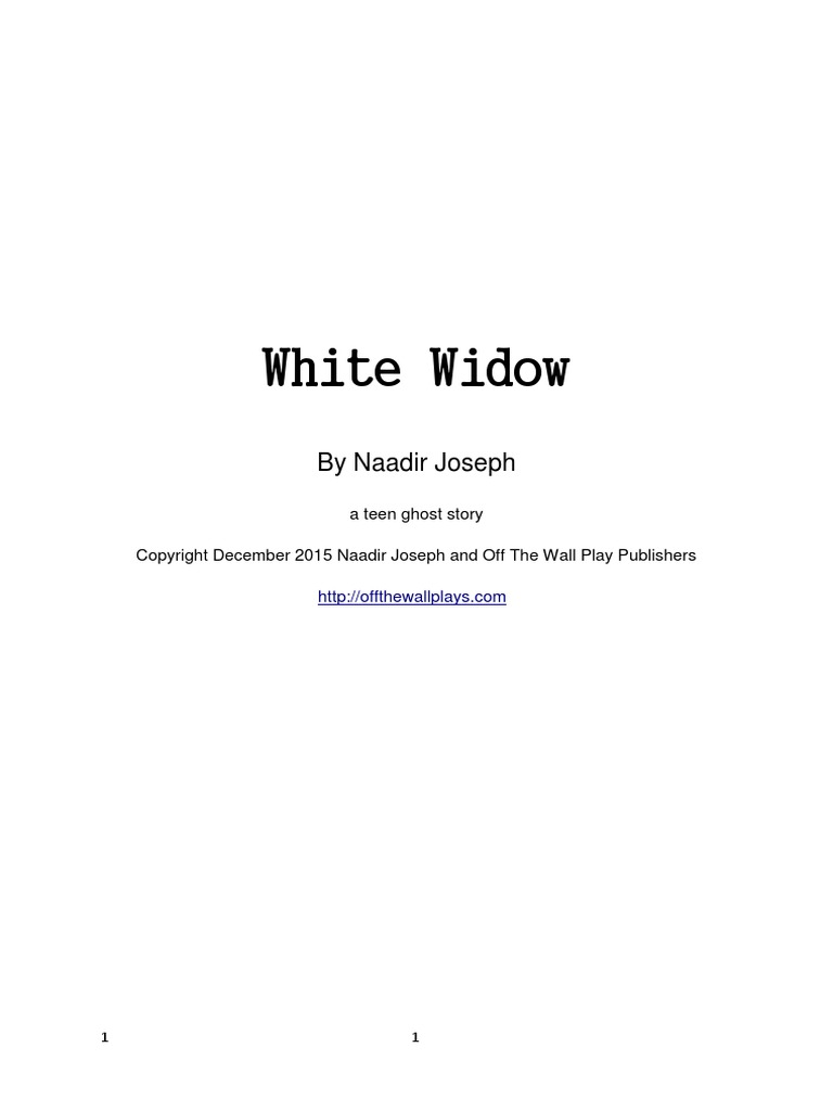 DROOG Team - White-Widow-Full-Script | PDF