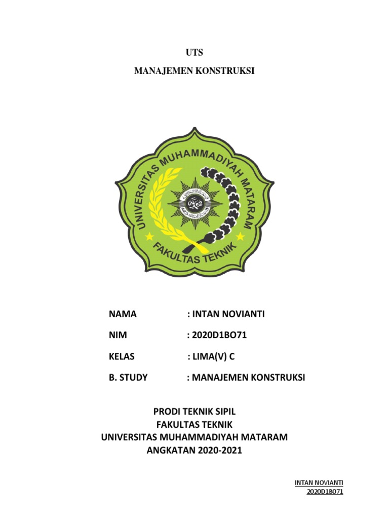 Pertemuan 7 - Uts - Intan Novianti | PDF