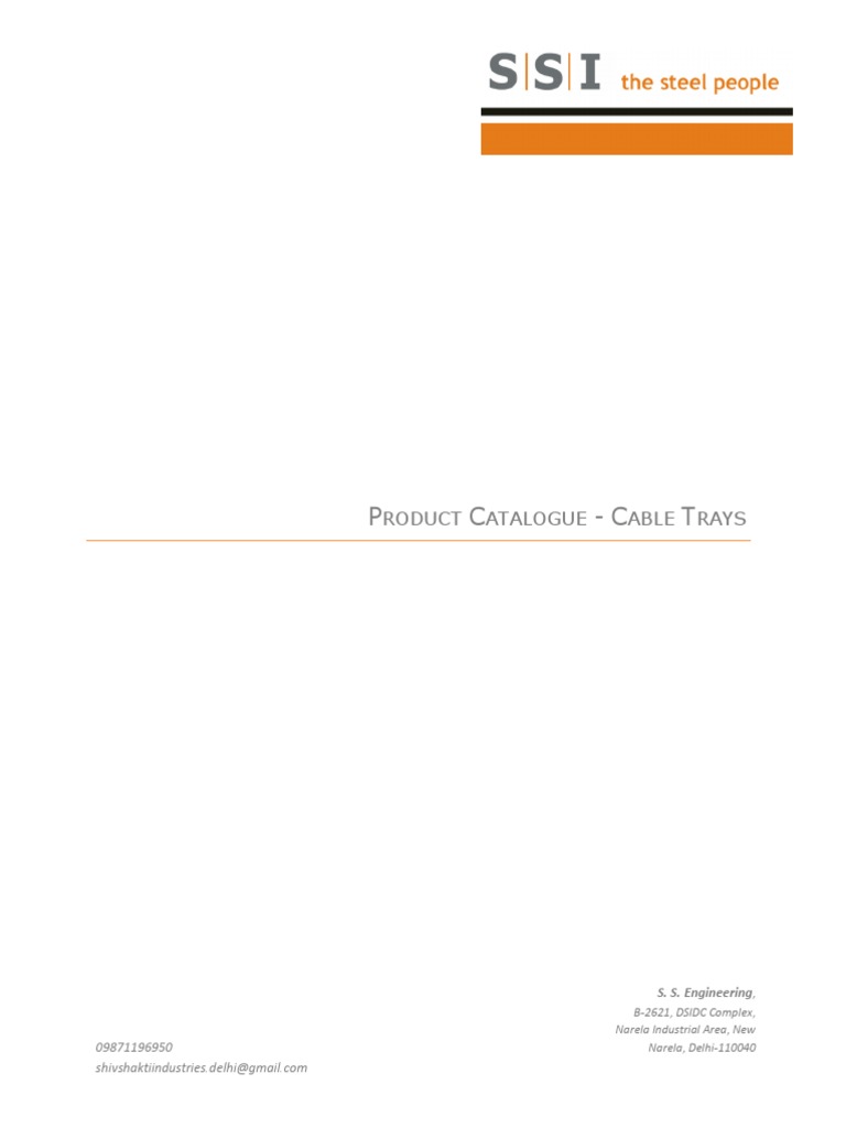 Cable Tray Catalog: A Comprehensive Guide to Perforated and Ladder Type ...